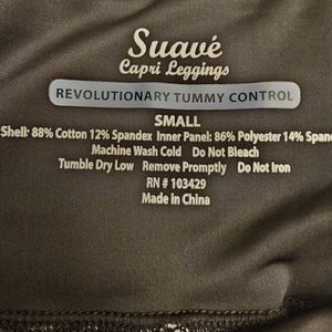Suave | Pants & Jumpsuits | Suave Black And White Capri Tummy Control ...